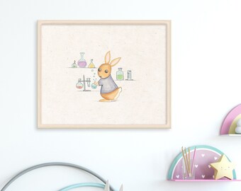 Professor Rabbit - Etsy