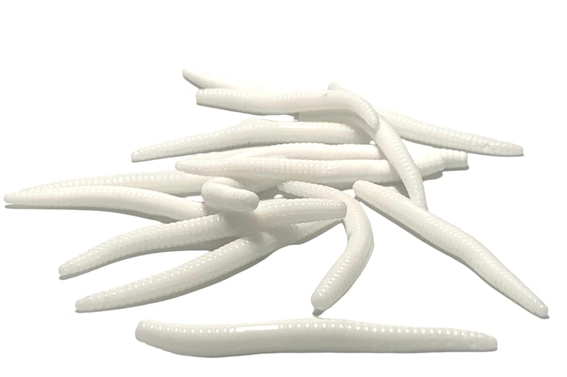 2.5 Inch Plastic Worm for Bass, Steelhead, and Trout 15 Worms/pack - Etsy