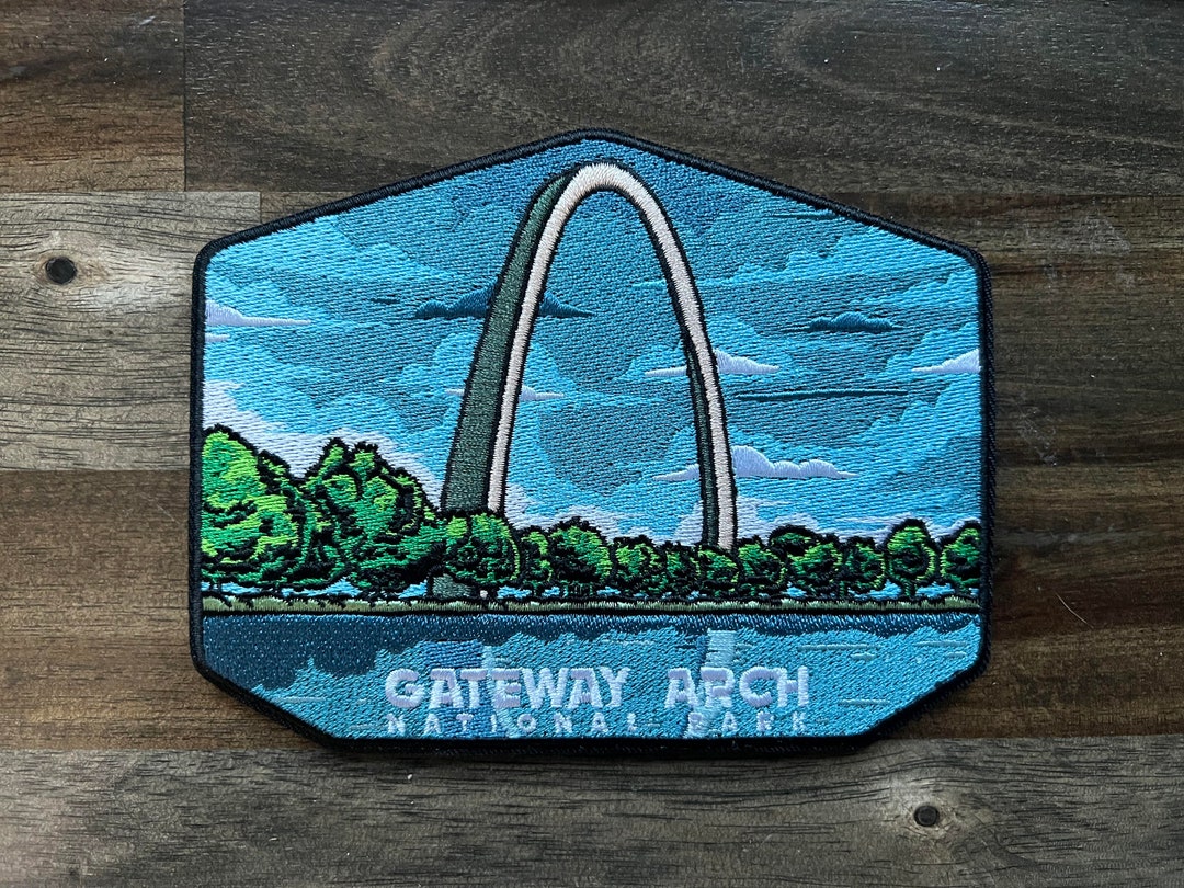 Gateway Arch Park Embroidered Morale Patch - Etsy