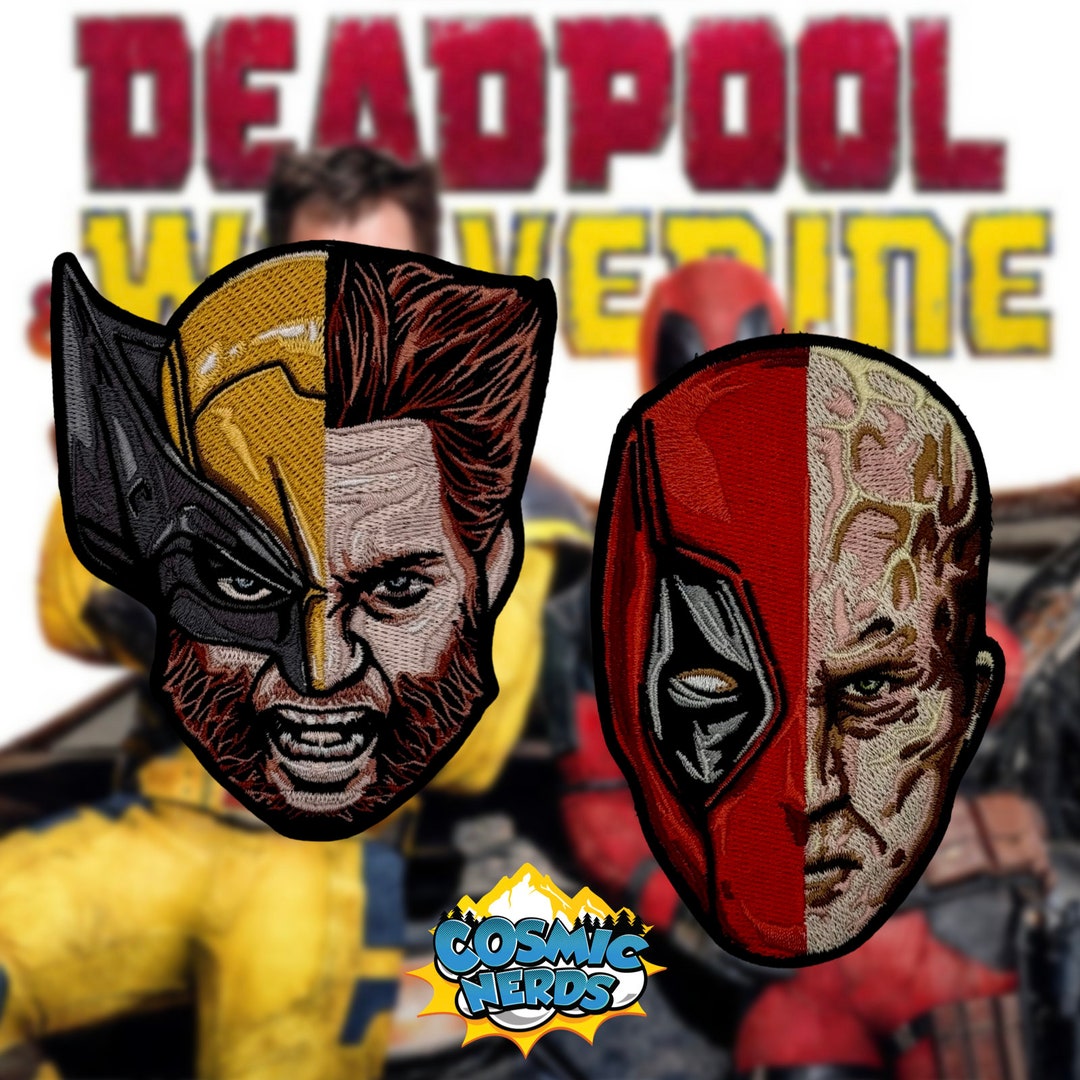 Deadpool & Wolverine Embroidered Velcro Morale Patch - Etsy