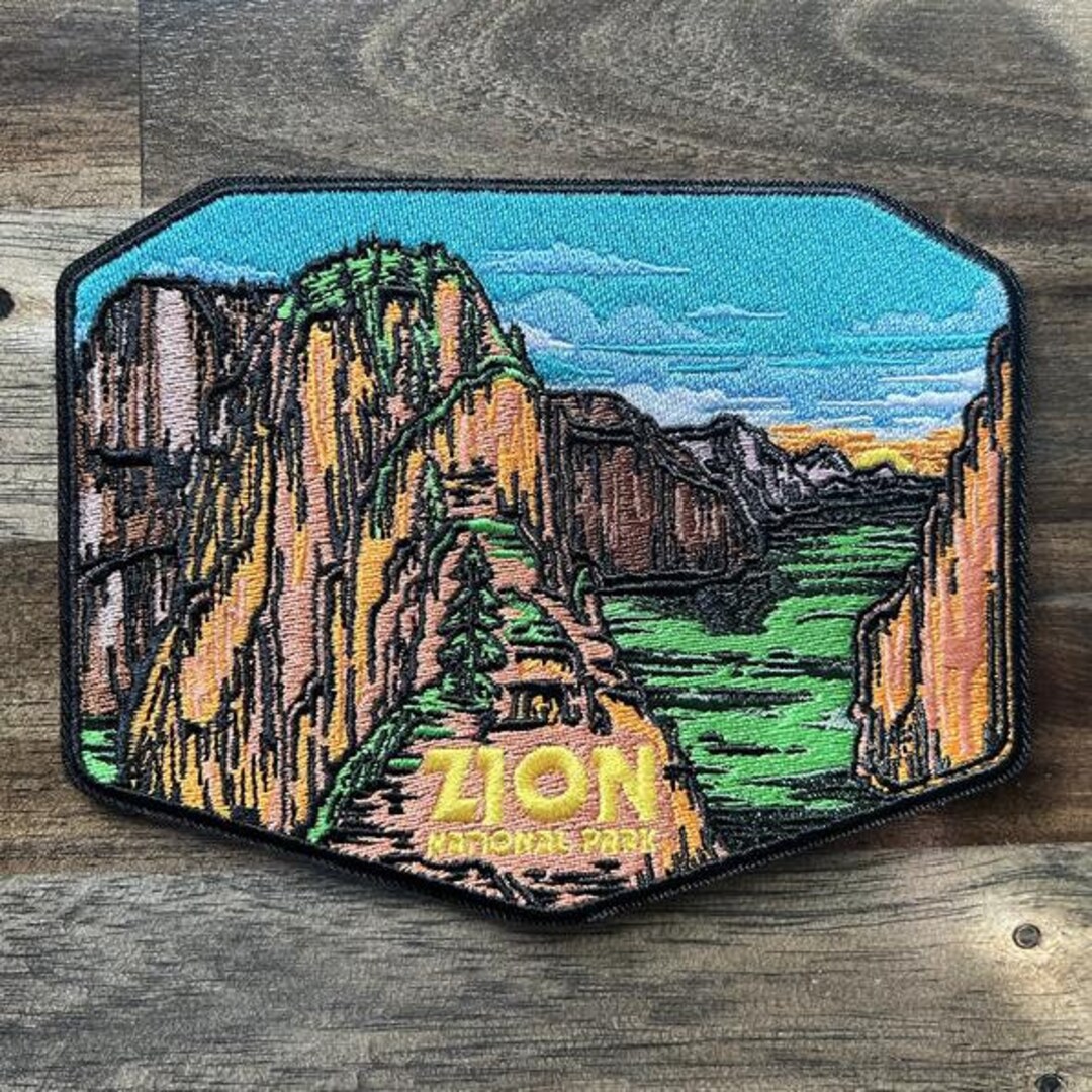 Zion National Park Embroidered Morale Patch - Etsy