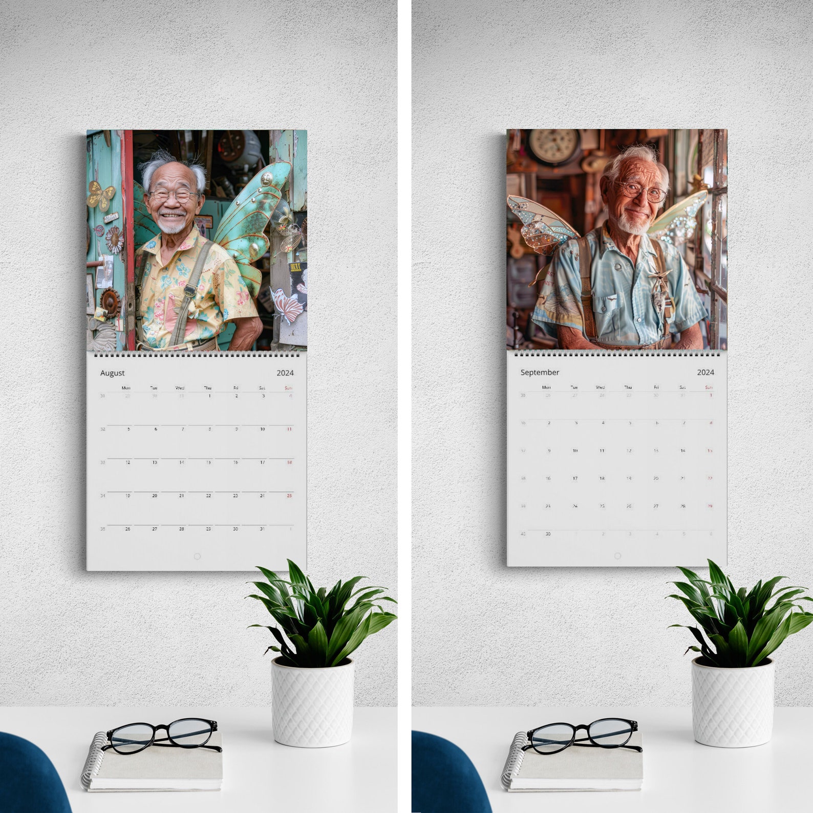 Fairy Godfather 2025 Wall Calendar - Jan 2025 - Dec 2025 - Etsy