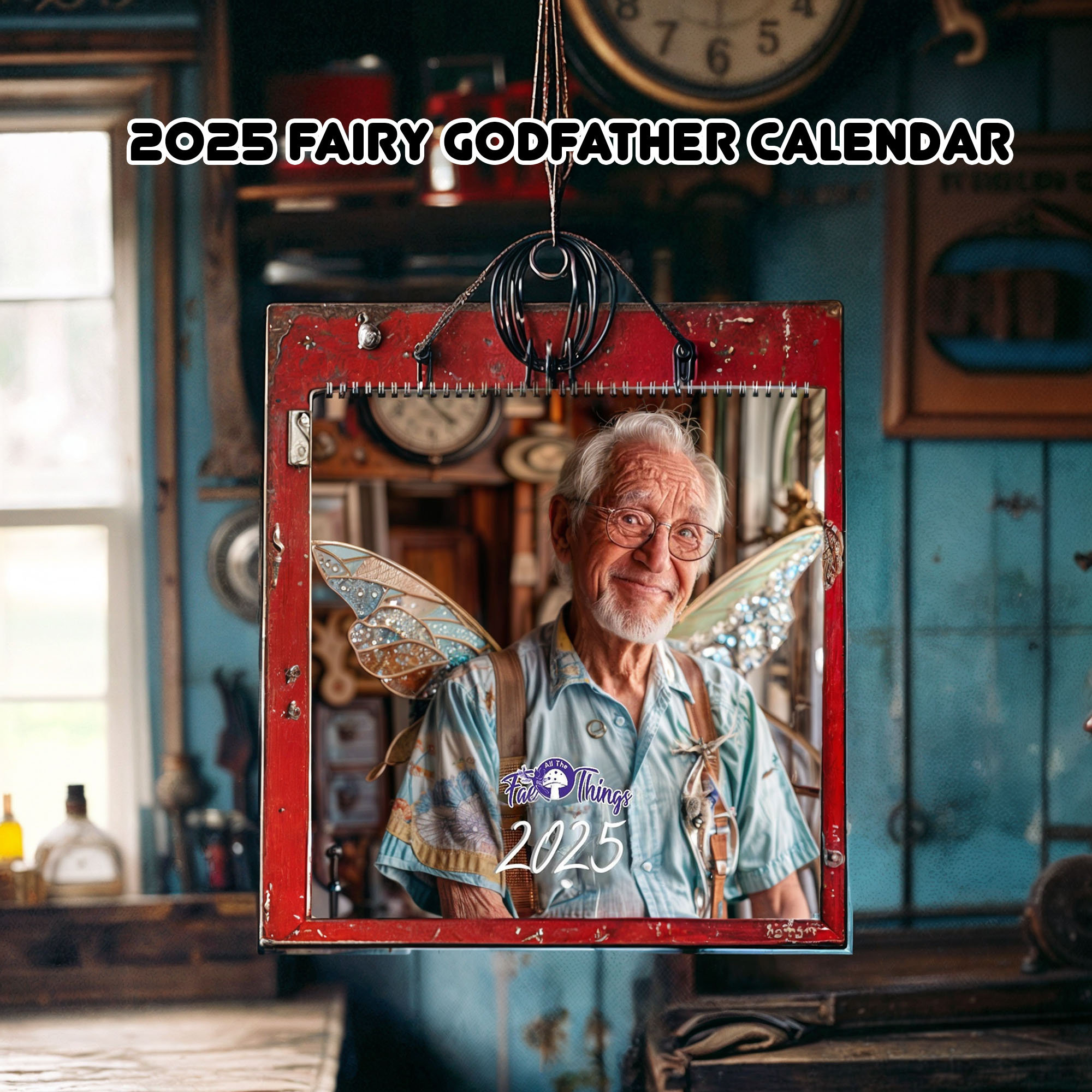 Fairy Godfather 2025 Wall Calendar - Jan 2025 - Dec 2025 - Etsy