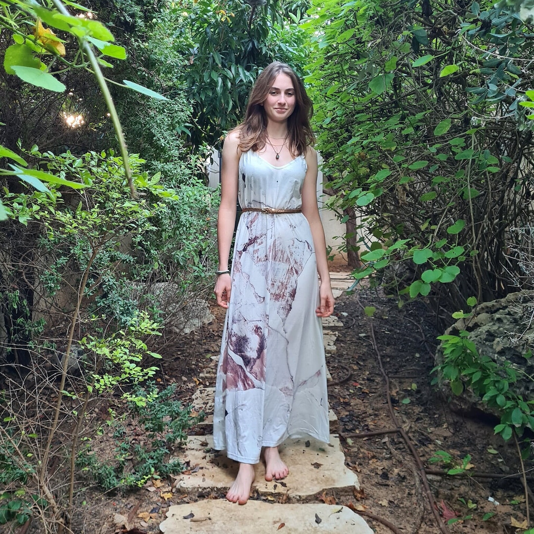 Bohemian Maxi Dress, Festival Dress Woman, Abstract Dress, Rave Dress ...