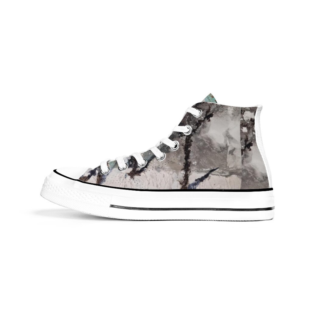 Alps Series Unisex High Top Canvas Sneakers, Custom Classic Shoes - Etsy