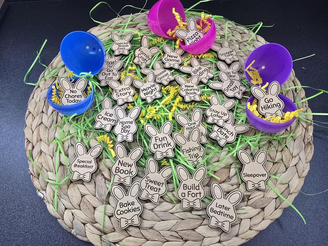 Easter Reward Tokens – Set of 30 | Egg Hunt Prize Tokens | Personalized ...