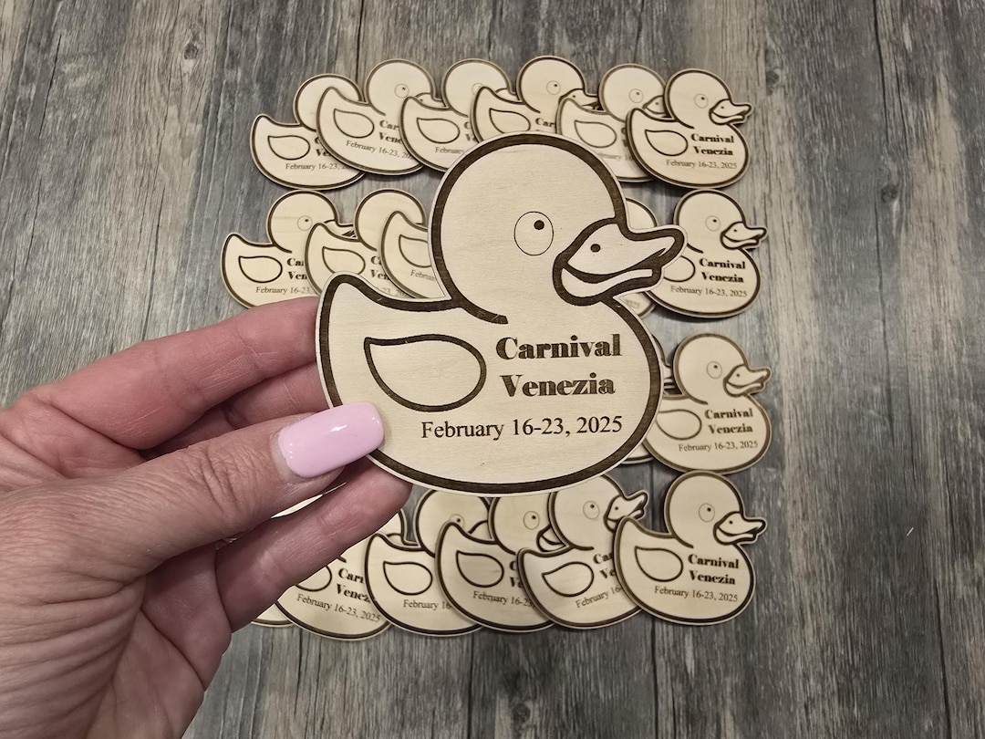 Custom Cruise Duck Magnet: Handcrafted Wooden Souvenir - Etsy