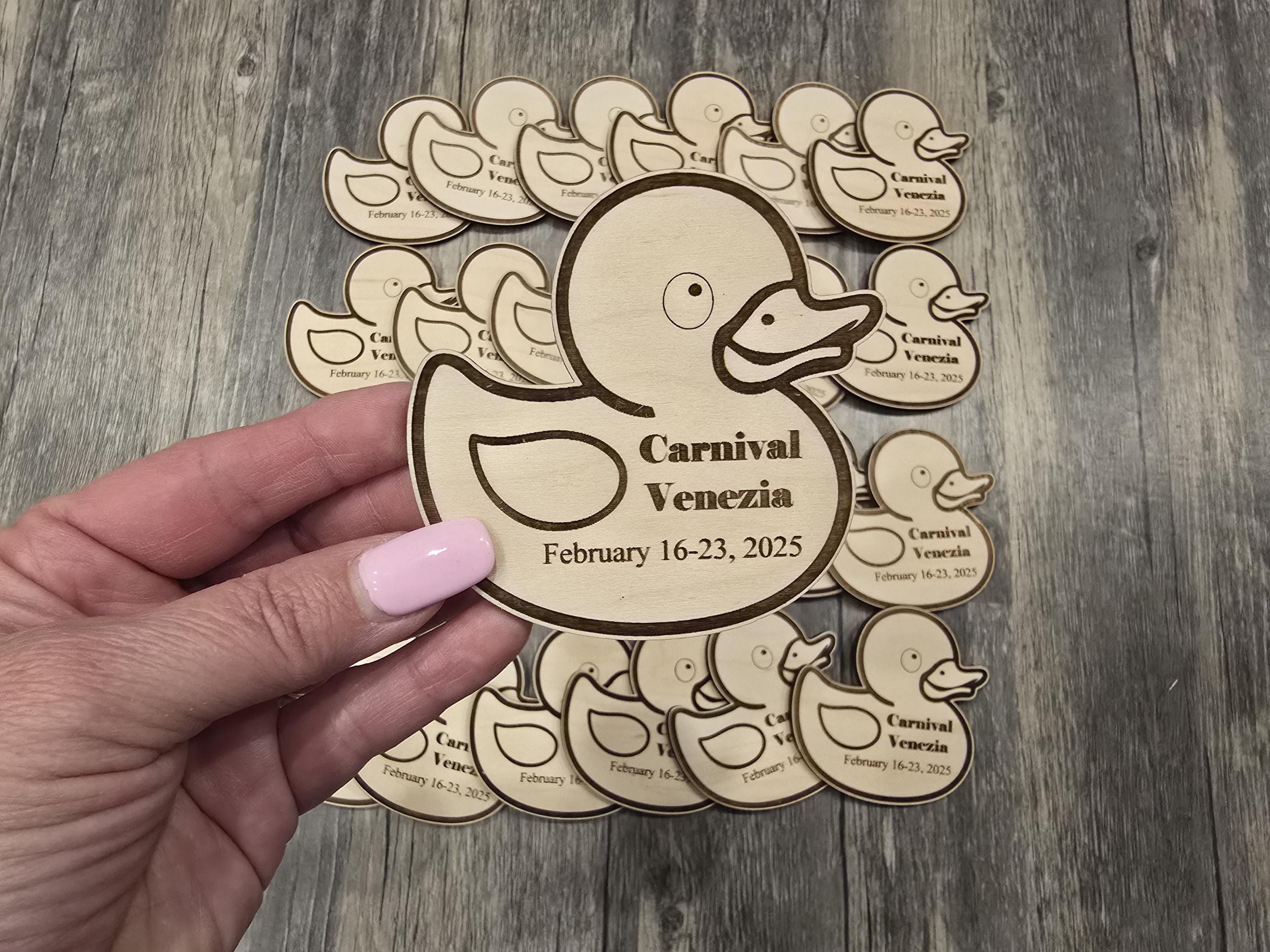 Custom Cruise Duck Magnet: Handcrafted Wooden Souvenir - Etsy