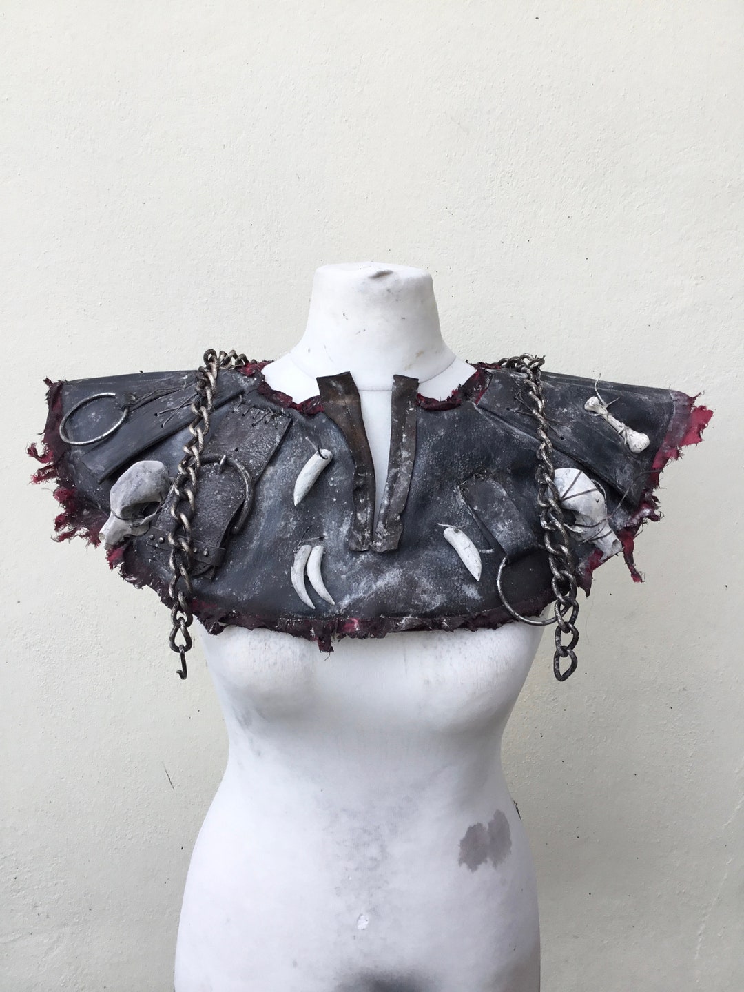 Orc, Post Apocalyptic Collar, Mad Max, LOTR, Festival, LARP, Cosplay - Etsy