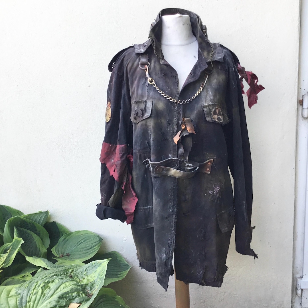 Post Apocalyptic Jacket XL UK, Mad Max LARP Cosplay Festival Fallout ...