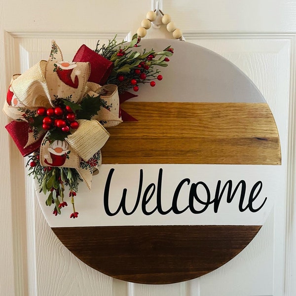 Burlap Welcome Sign - Etsy