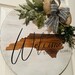 State Welcome Sign, North Carolina, Wooden Door Hanging Sign, Wall Art ...