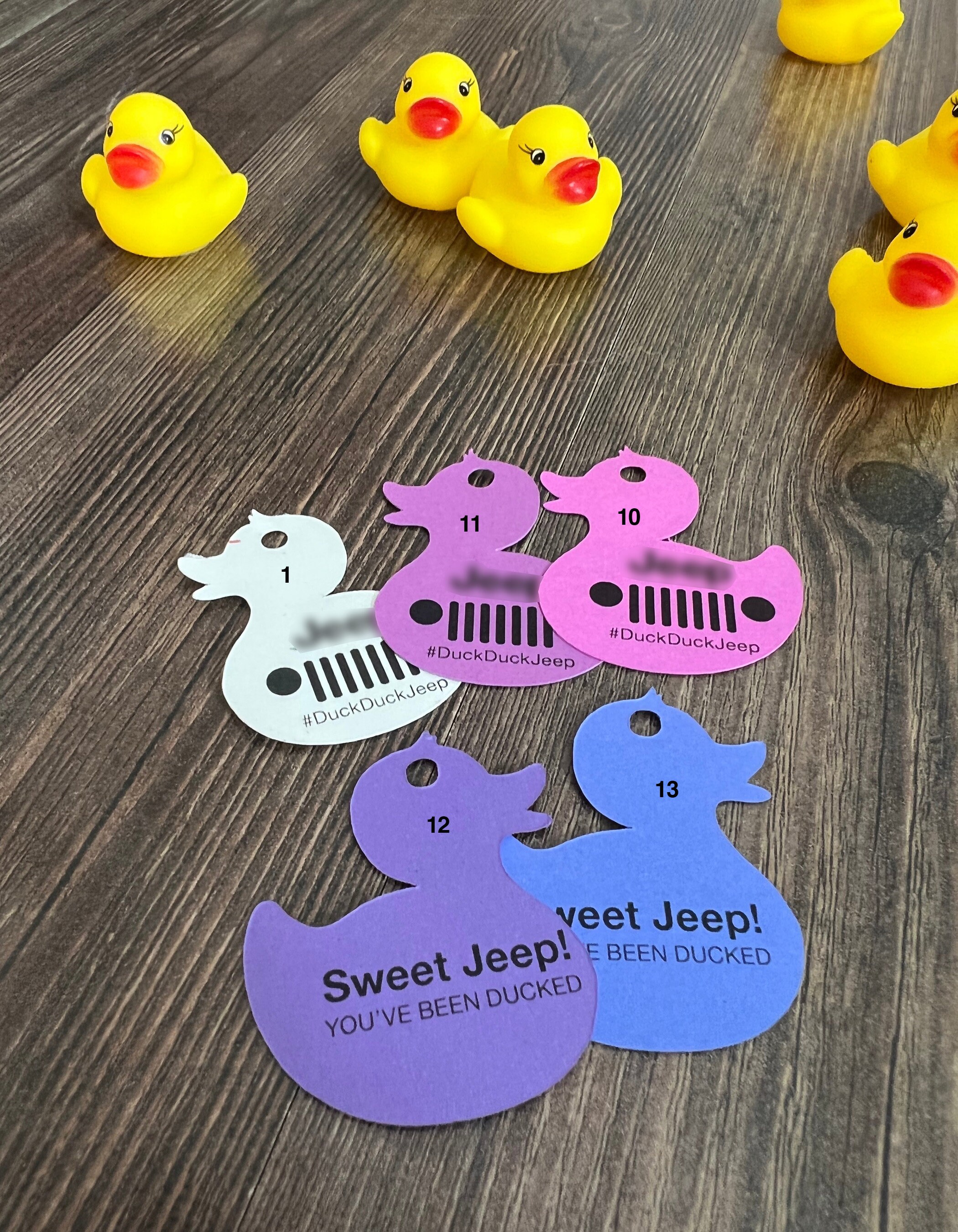 Duck Duck Jeep Tags - Double Sided - Etsy