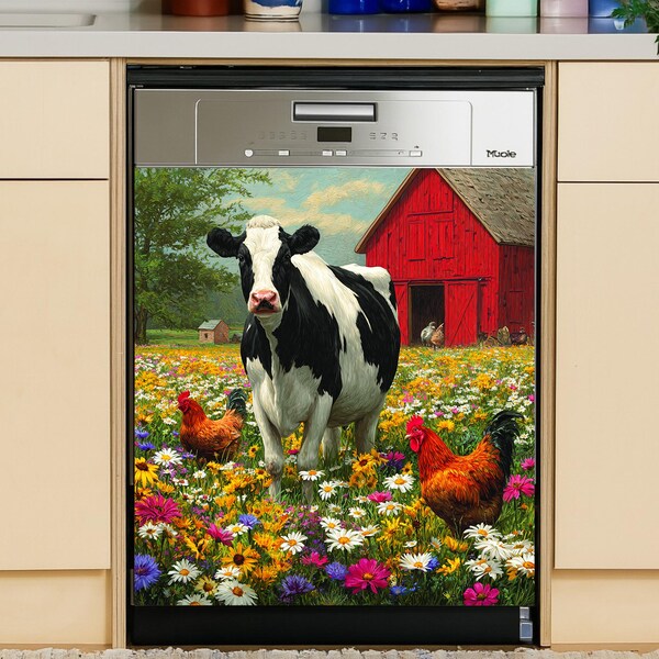 Cow Refrigerator Wrap - Etsy
