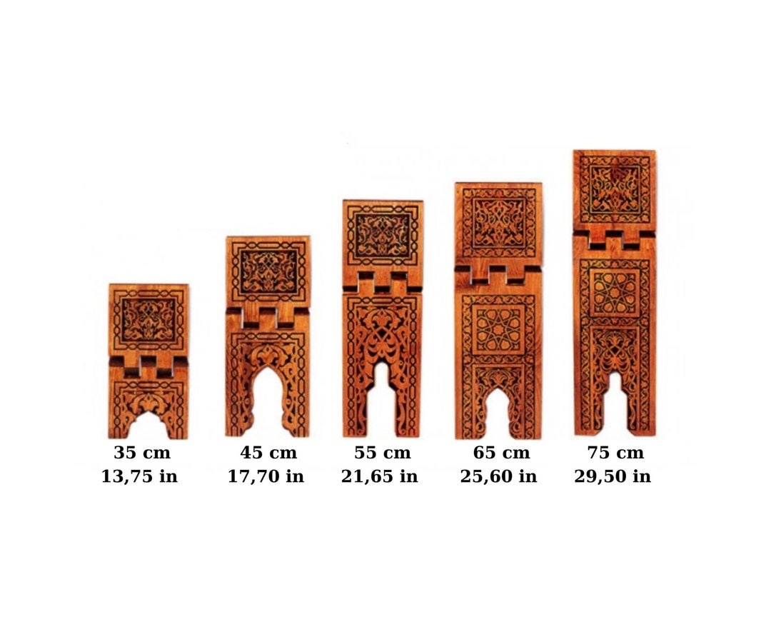 Foldable And Portable Holy Quran Torah Bible Reading Desk Wooden Reading Stand Islamic Book