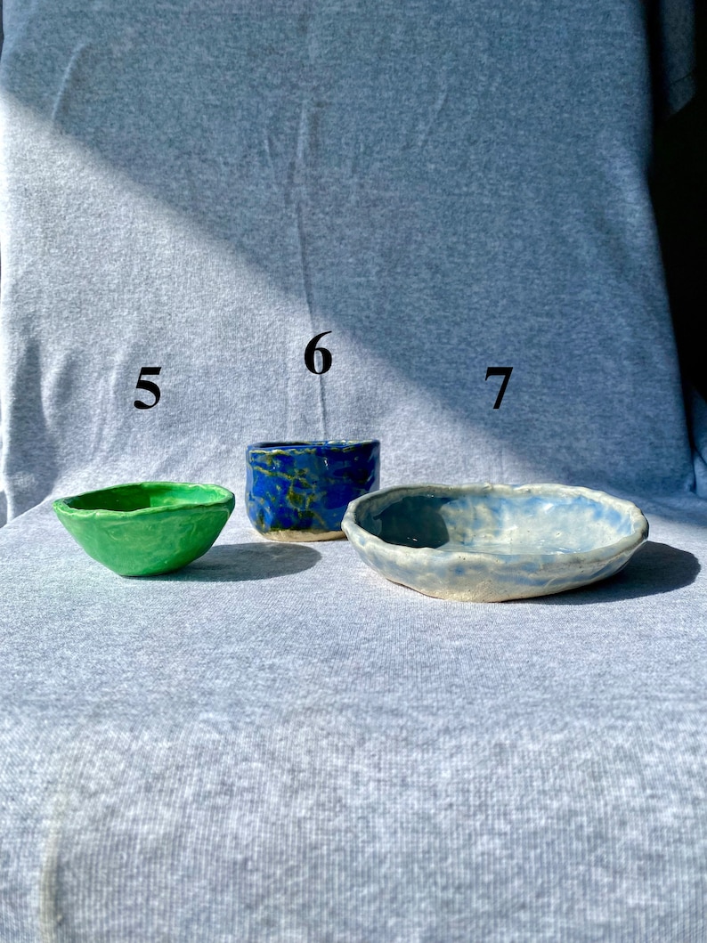 Assorted Pottery, Small Plant Pots, Condiment Bowls, Snack Bowls ...