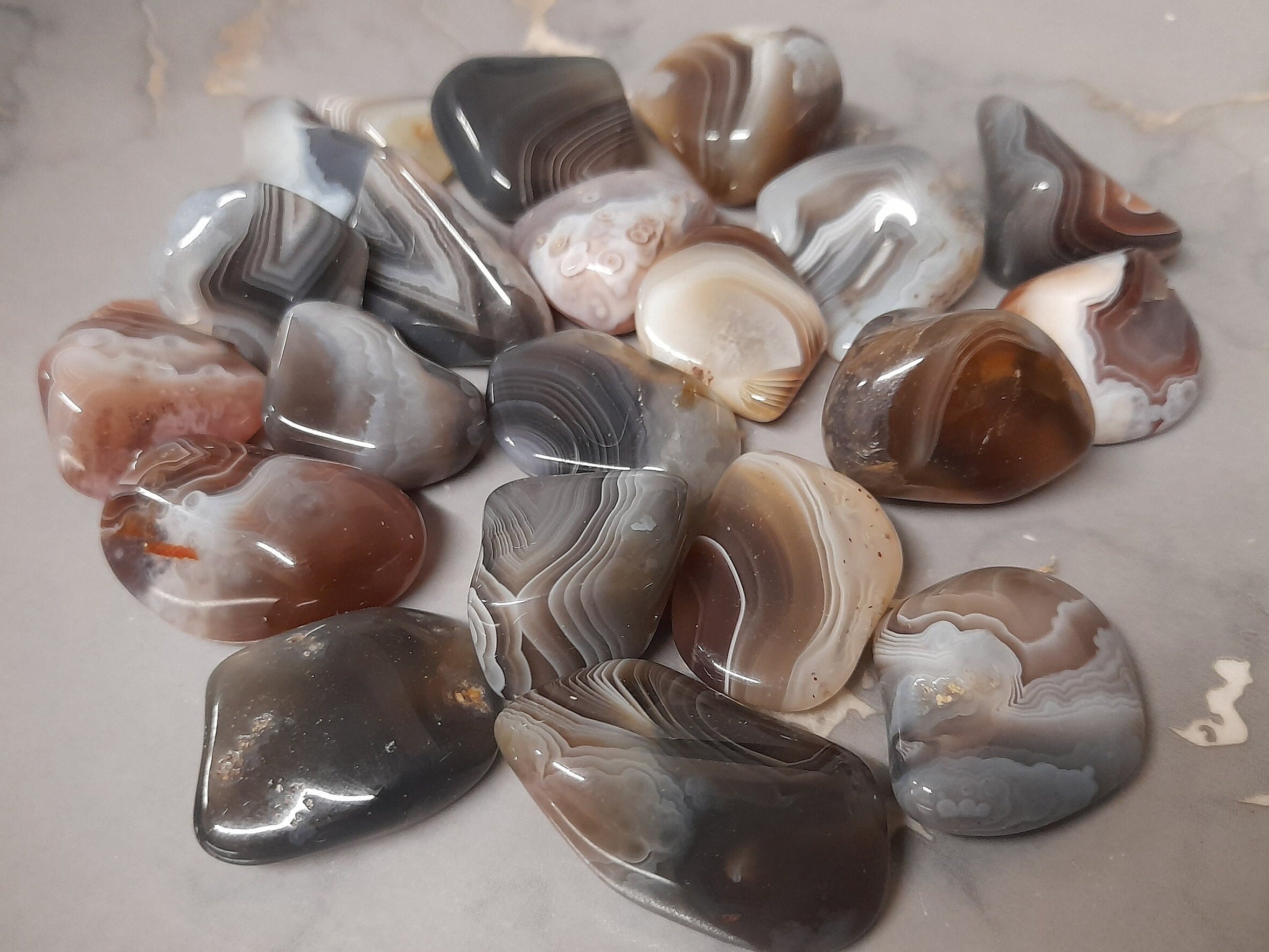 Grey Botswana Agate