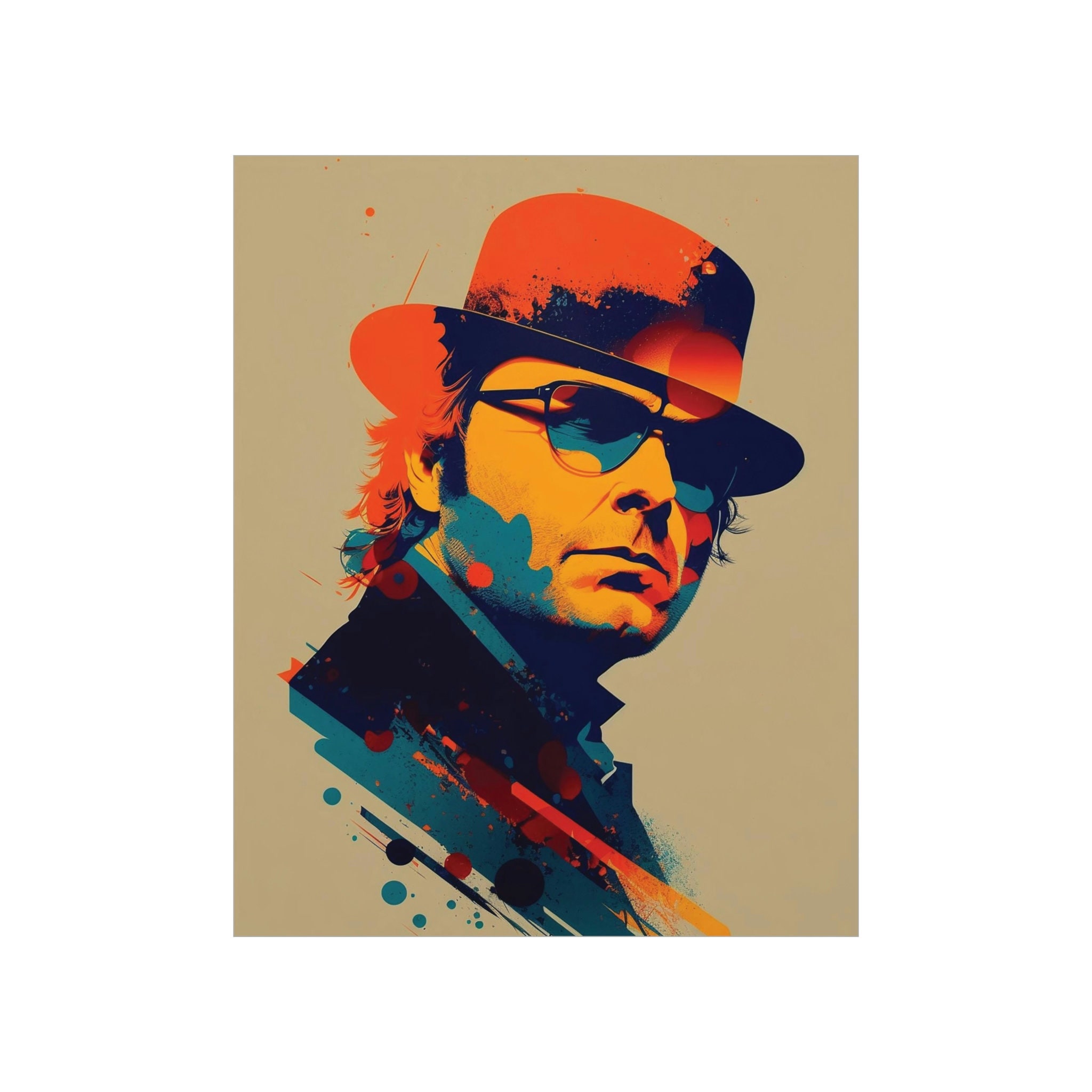 Van Morrison Poster, Van Morrison Artwork, Van Morrison Tribute, Van ...