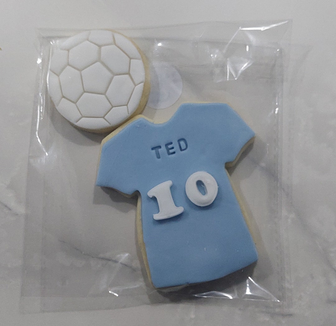Football Favours .cookies.shortbread Biscuits.personalised Biscuits ...
