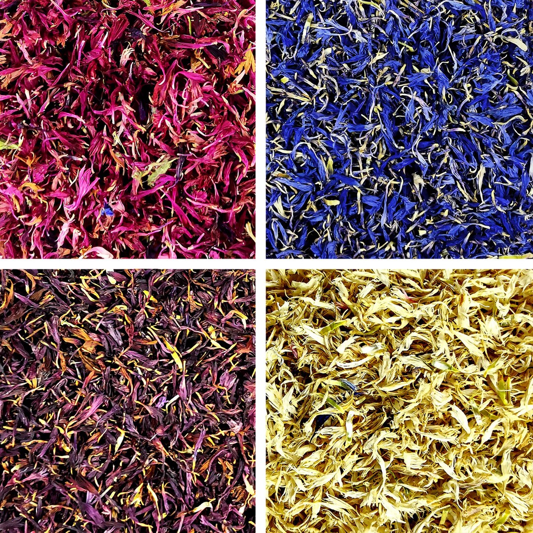 Dried Cornflowers Petals Tea - 10g - 50g, Edible Dried Flowers, Dried ...