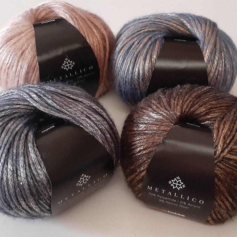 Metallic Yarn - Etsy