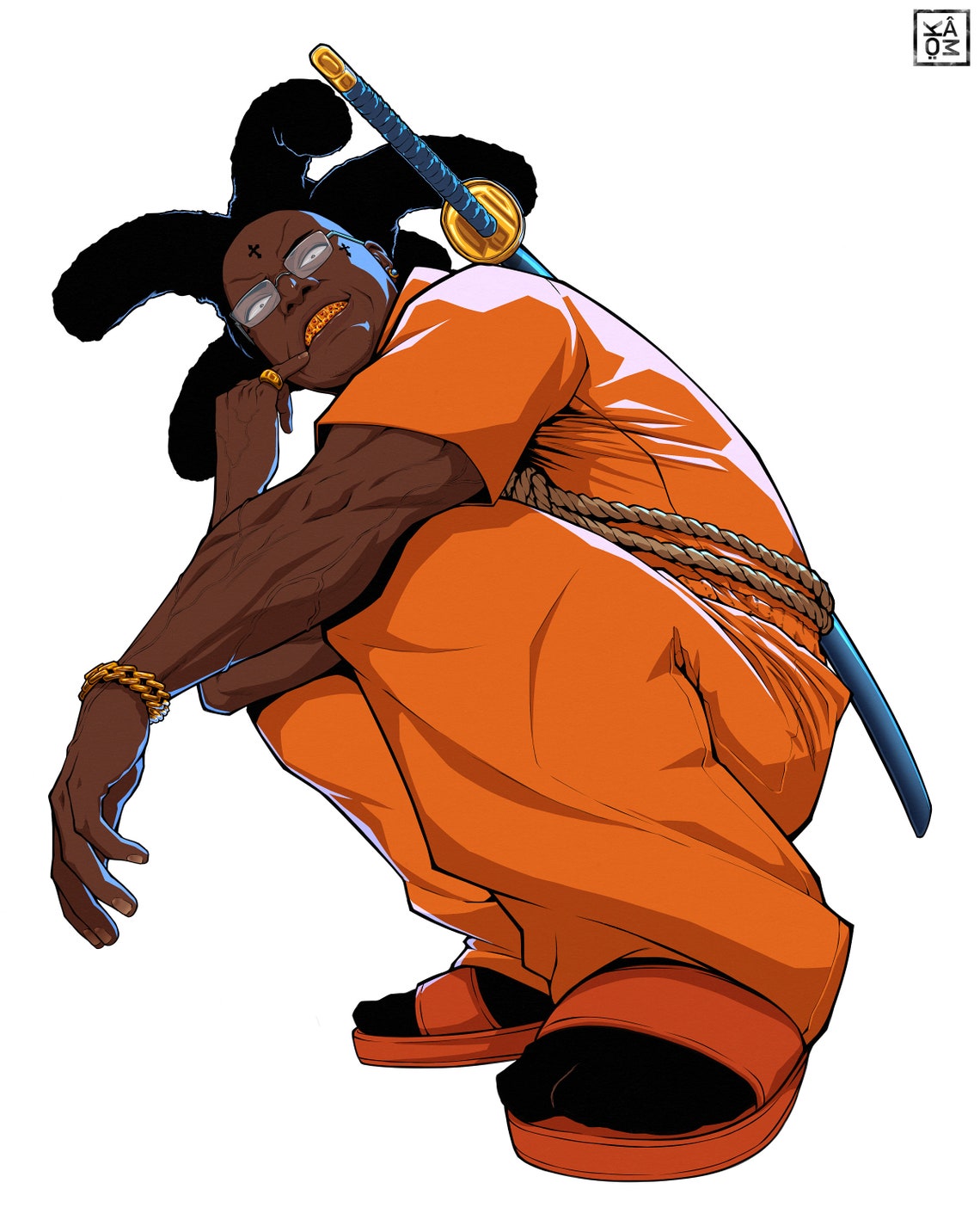 Printable Wall Art | KODAK BLACK | Illustration | Poster | Anime Style ...