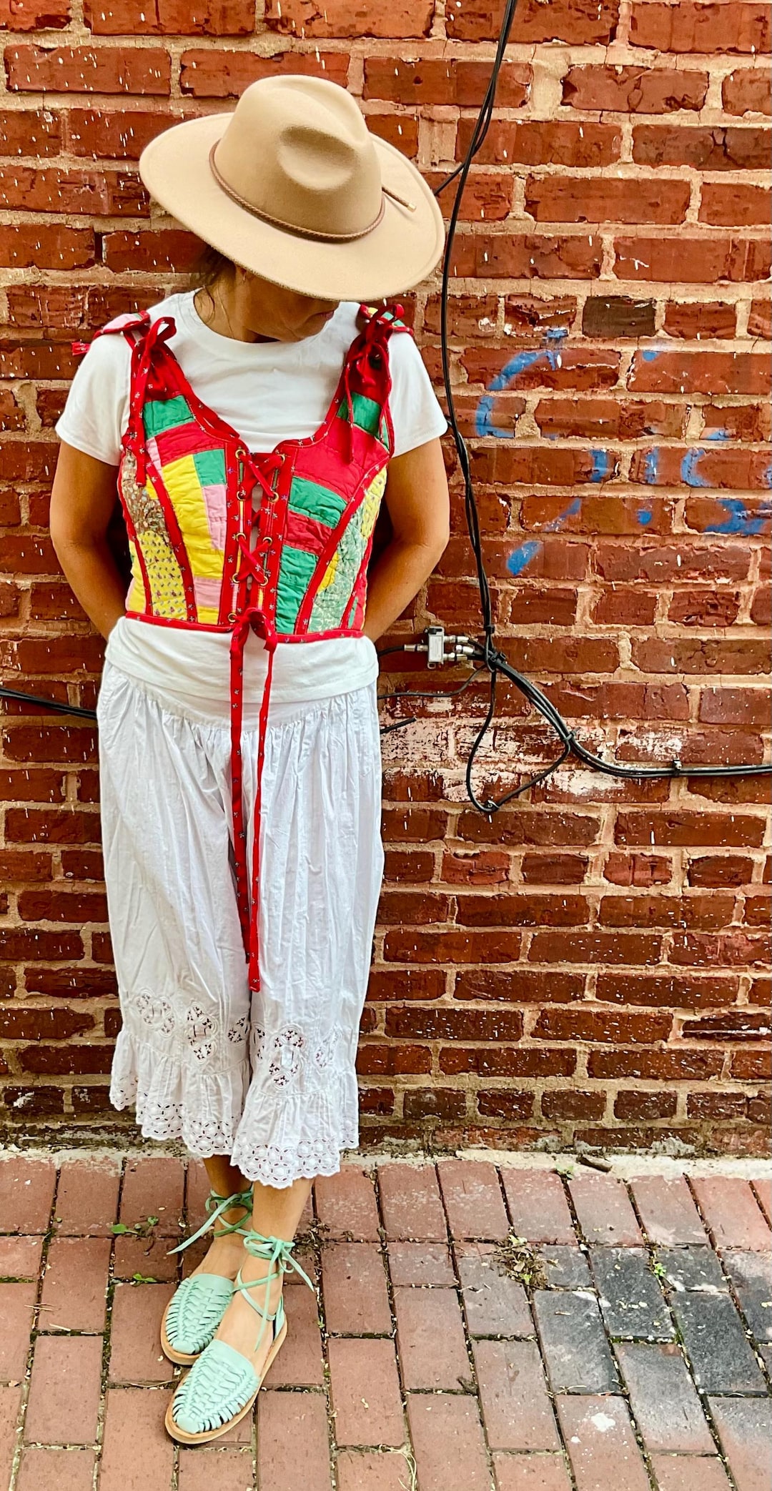 Repurposed Vintage Quilt Handmade Coat Bustier Corset Vest - Etsy
