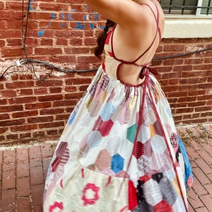 Handmade Vintage Patchwork Quilt Oversized Summer Sun Dress - Etsy