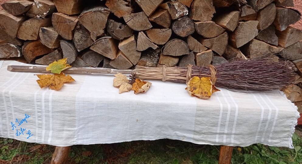 Vintage Birch Broom Authentic, Twig, Handmade, Homemade - Etsy