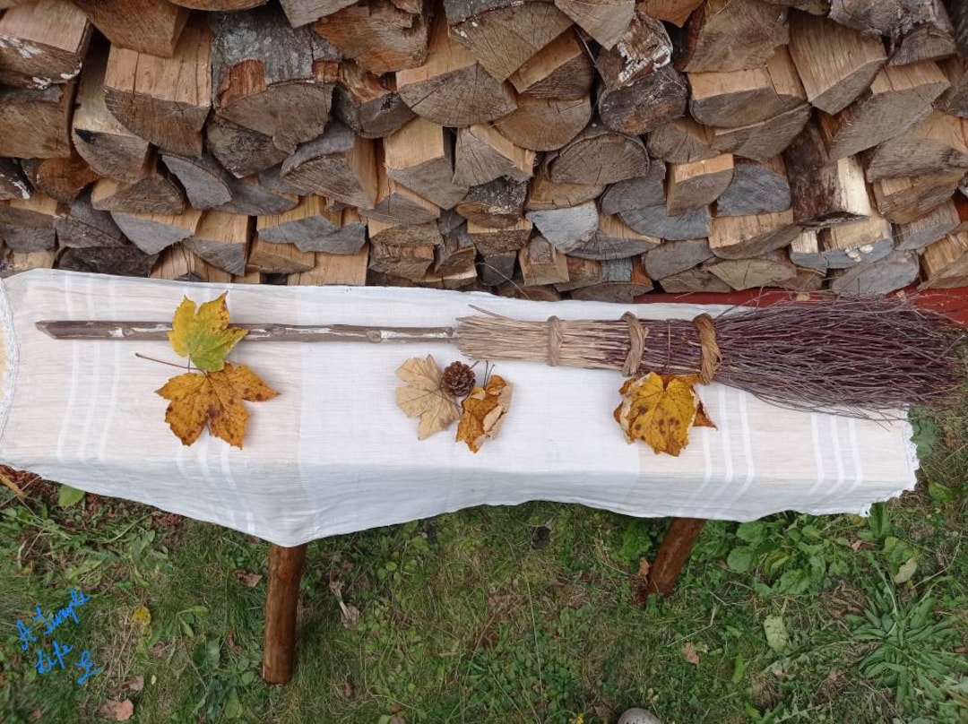 Vintage Birch Broom Authentic, Twig, Handmade, Homemade - Etsy