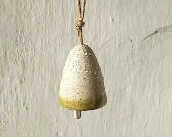 Handmade Ceramic Bell, Pottery Bell, Artisan Handmade Bell, Home Decor ...