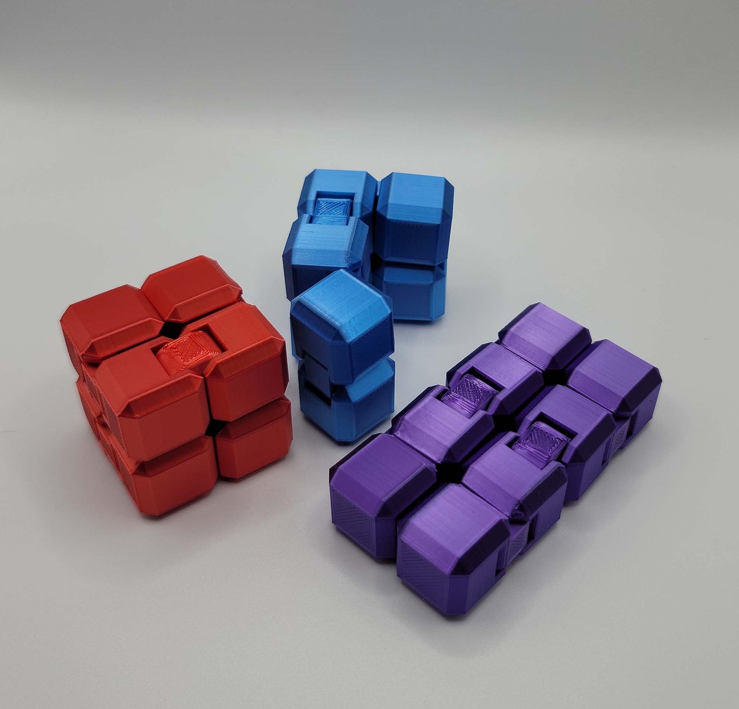 Infinity Cube Fidget Toy - Multiple Color Options - Etsy