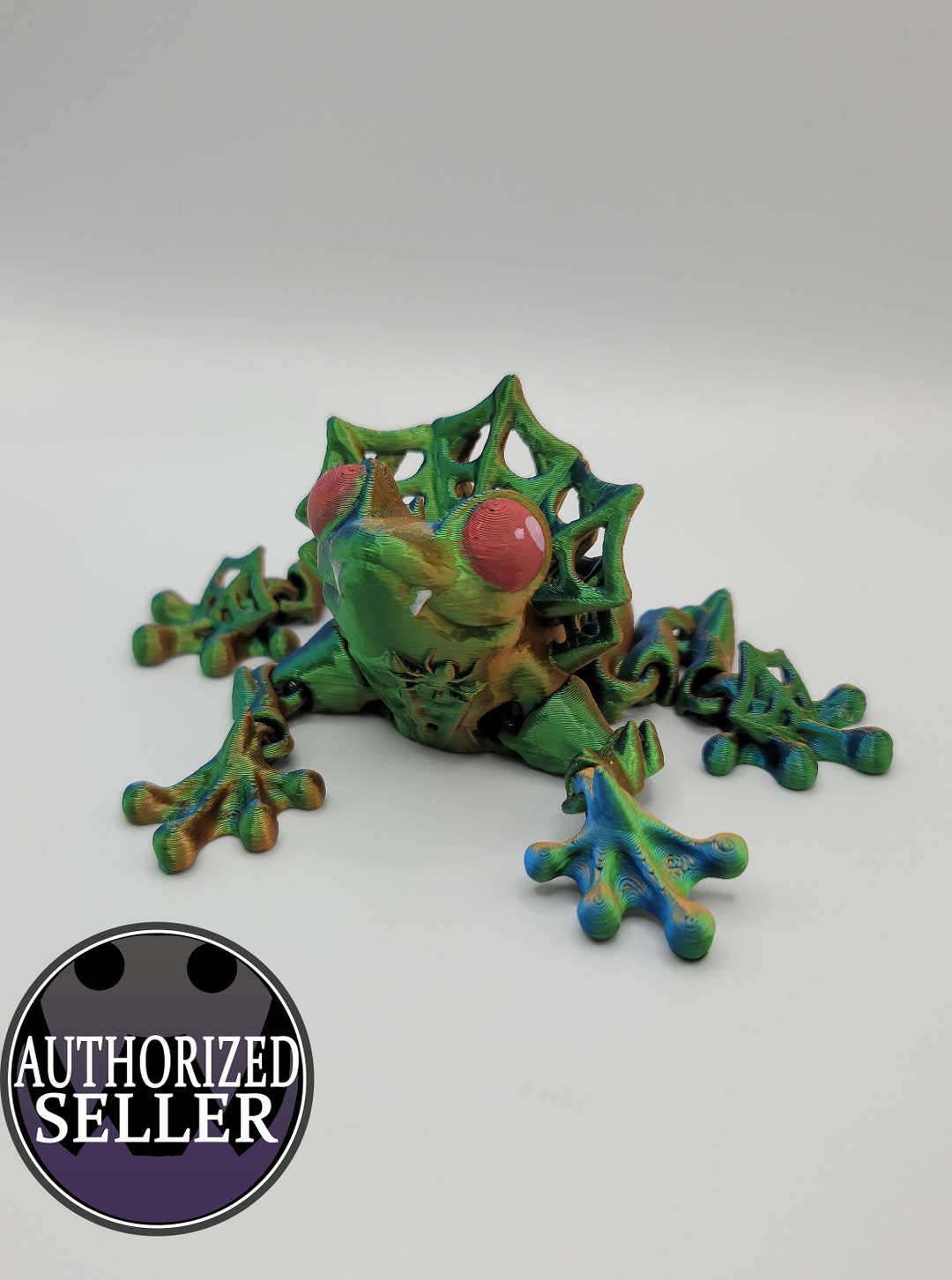 Count Frogula - Articulated Fidget Toy - Etsy