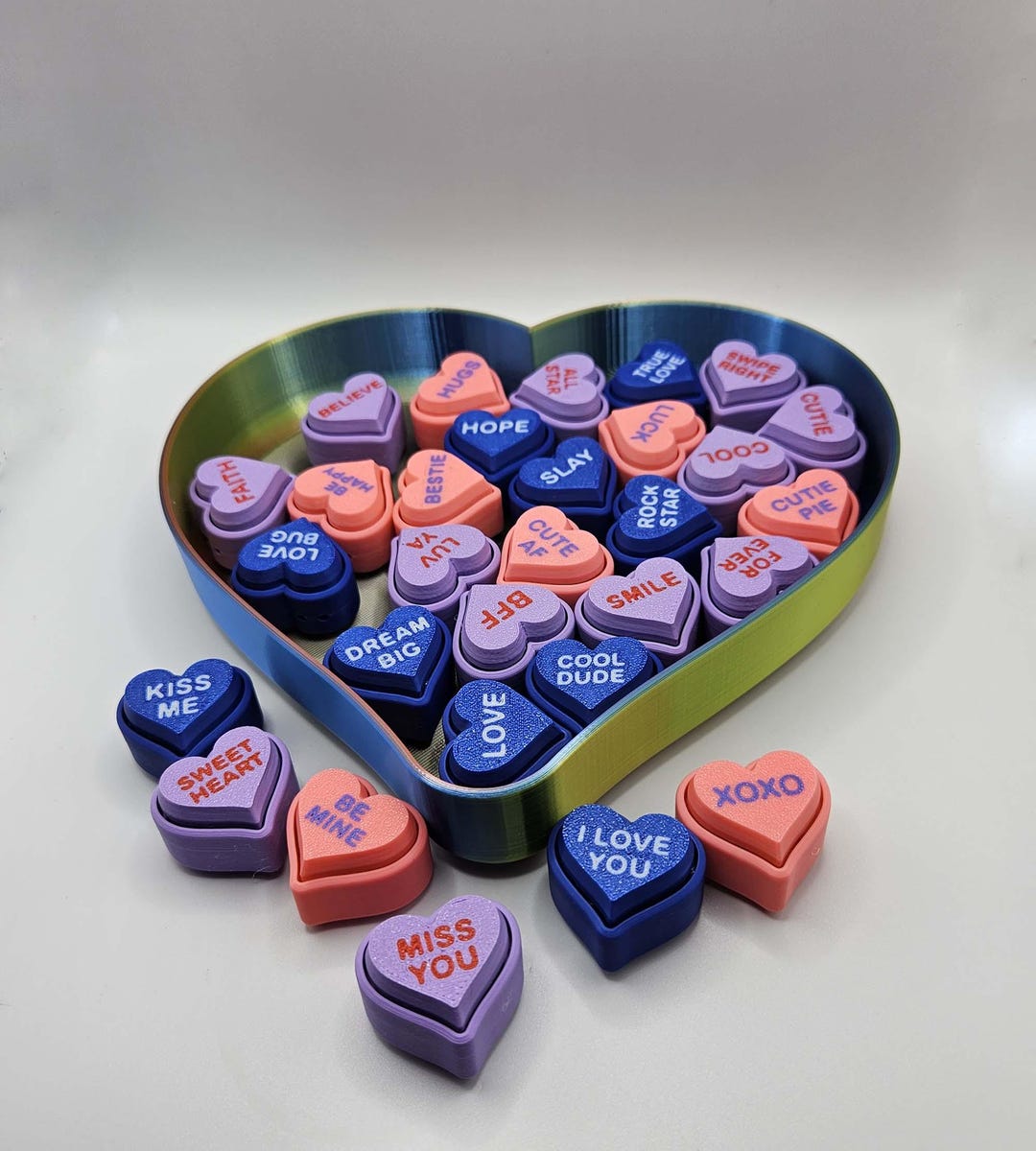 Valentine Heart Shaped Clicker Fidgets!! - Etsy