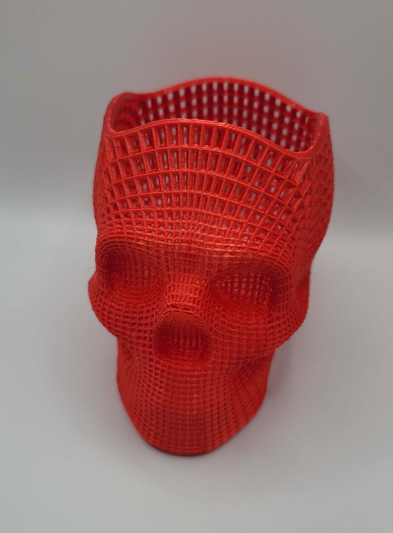 Wireframe Skull Pen/pencil Holder Candy Dish Etc. Multiple - Etsy