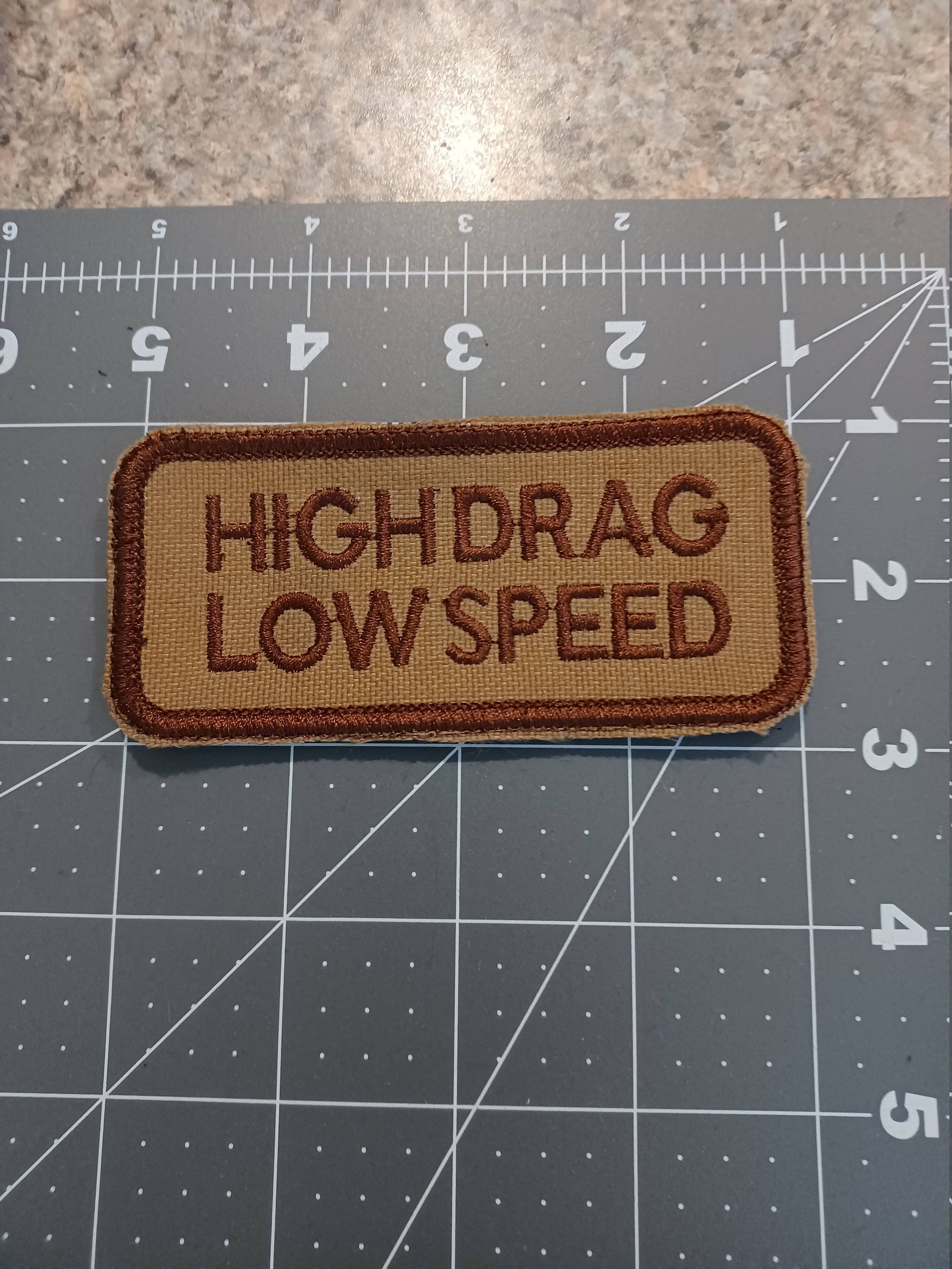 High Drag Low Speed Patch - Etsy