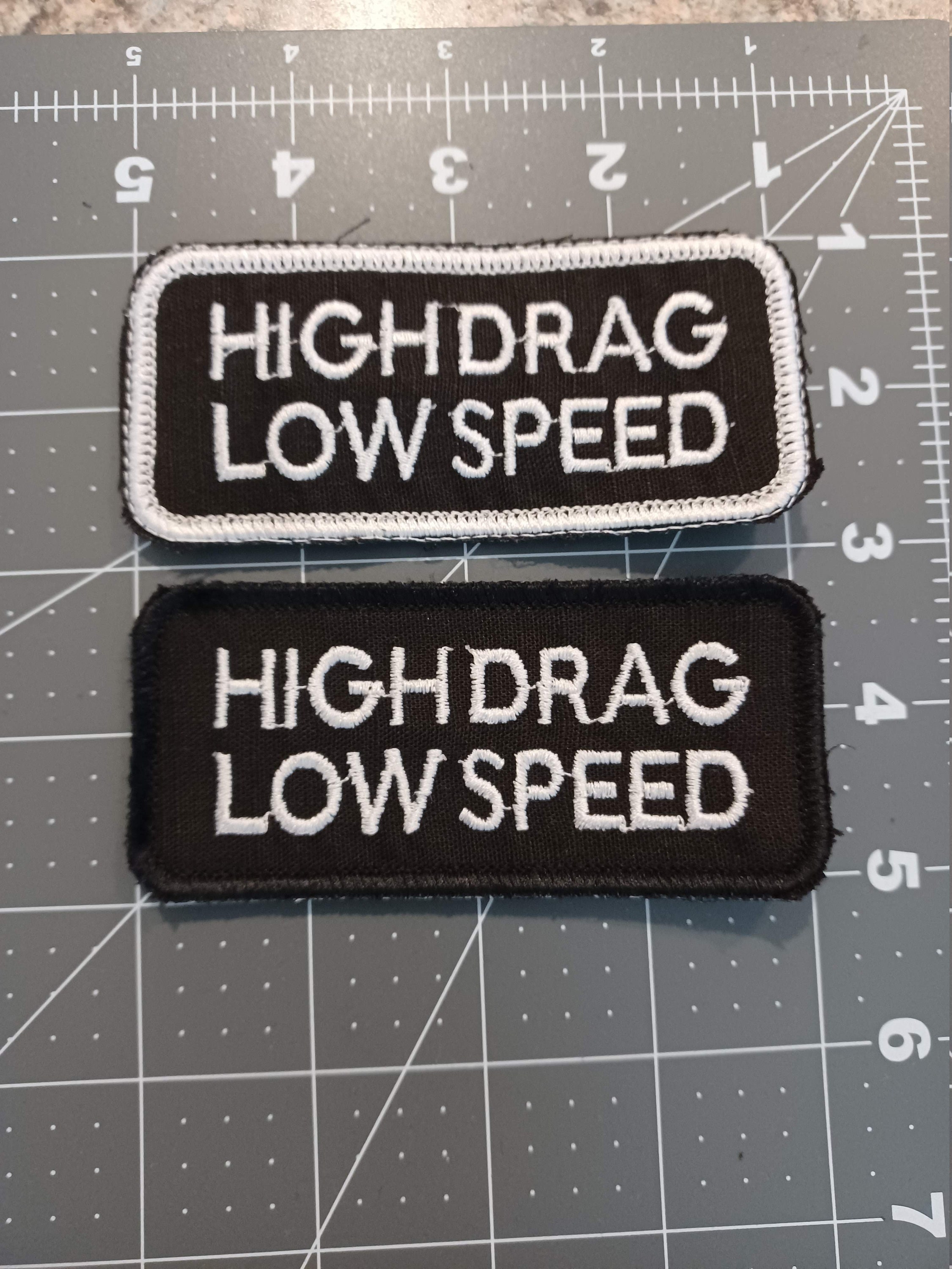 High Drag Low Speed Patch - Etsy