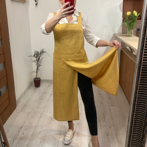 Split Leg Apron - Etsy