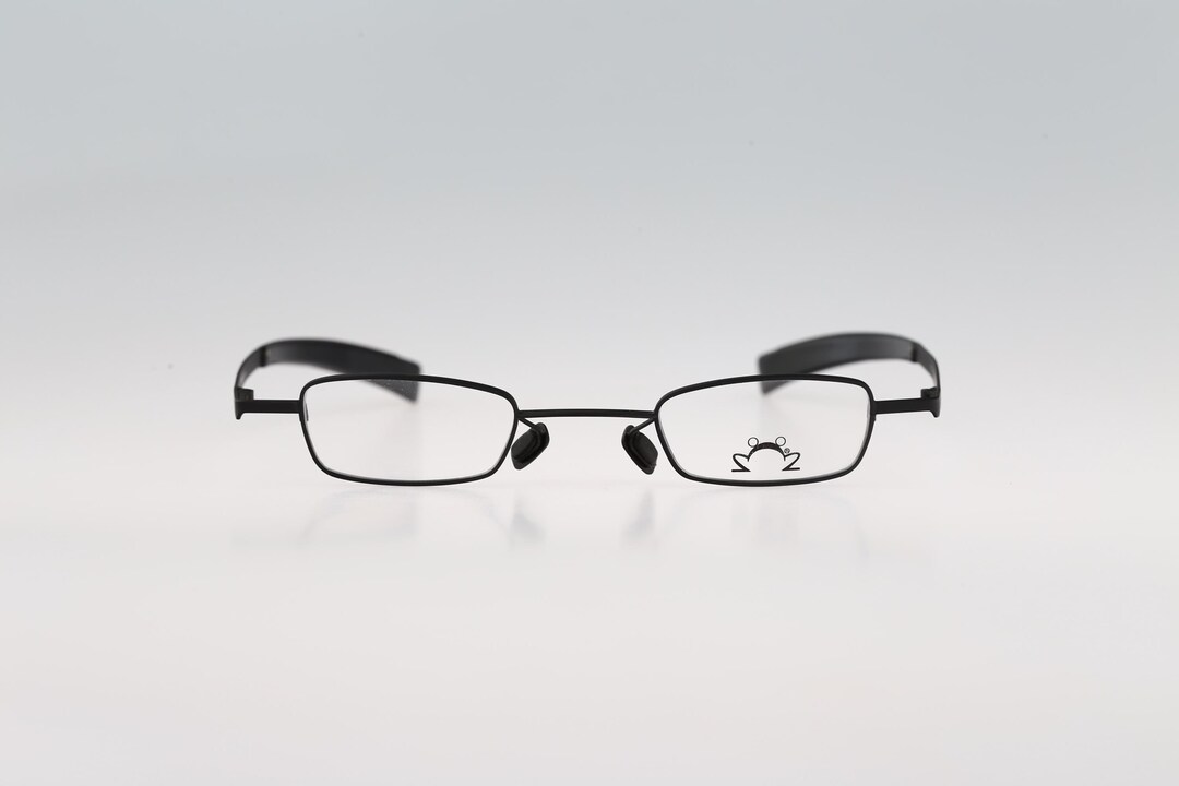 Eye'dc V492 000, Vintage 2000s Black Micro Small Square Eyeglasses ...