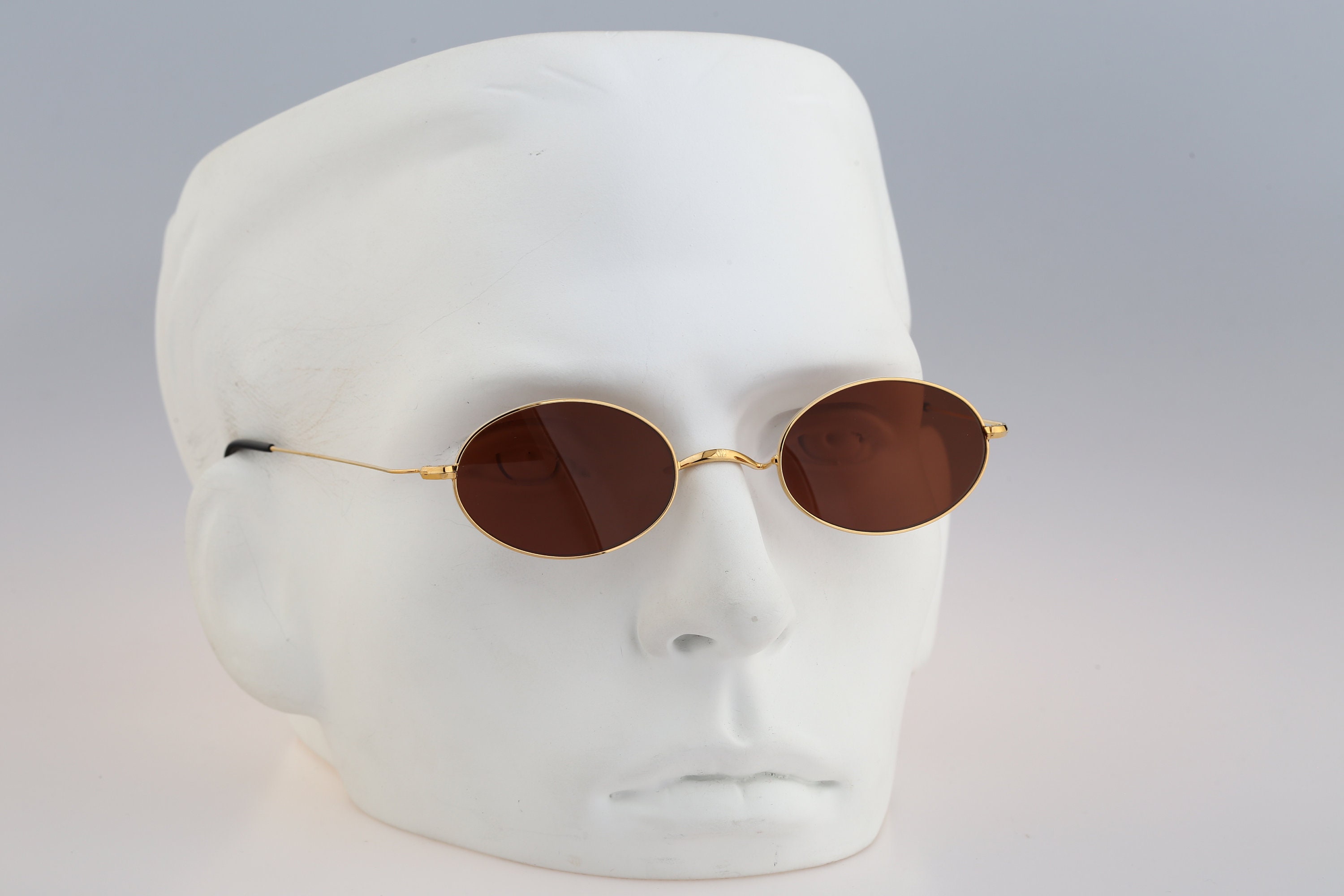 Alain Delon 3524A Vintage 90s Victorian Gold Small Oval - Etsy