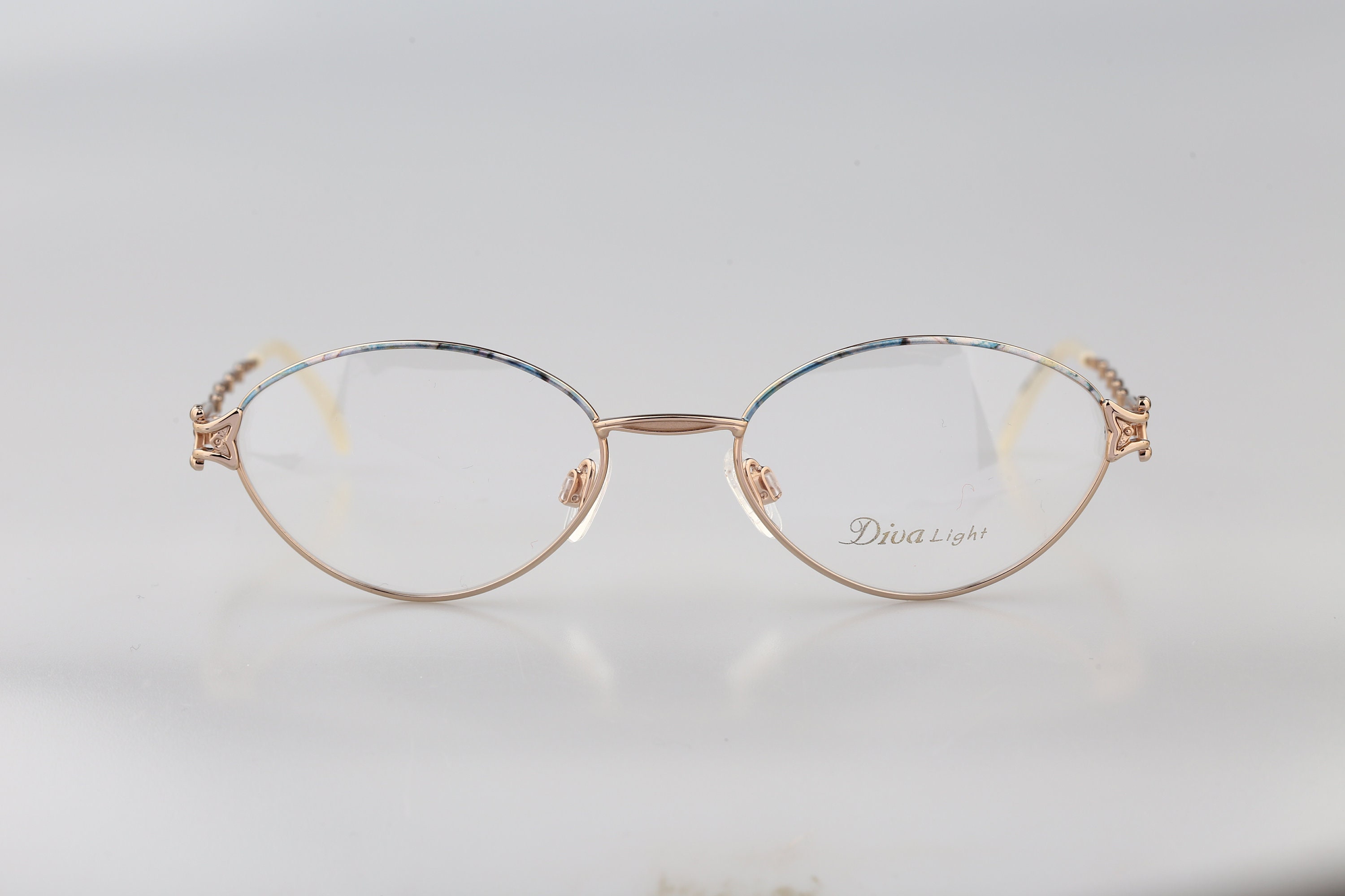 Diva Light 9011 22 Vintage 90s Victorian Colorful Browline | Etsy