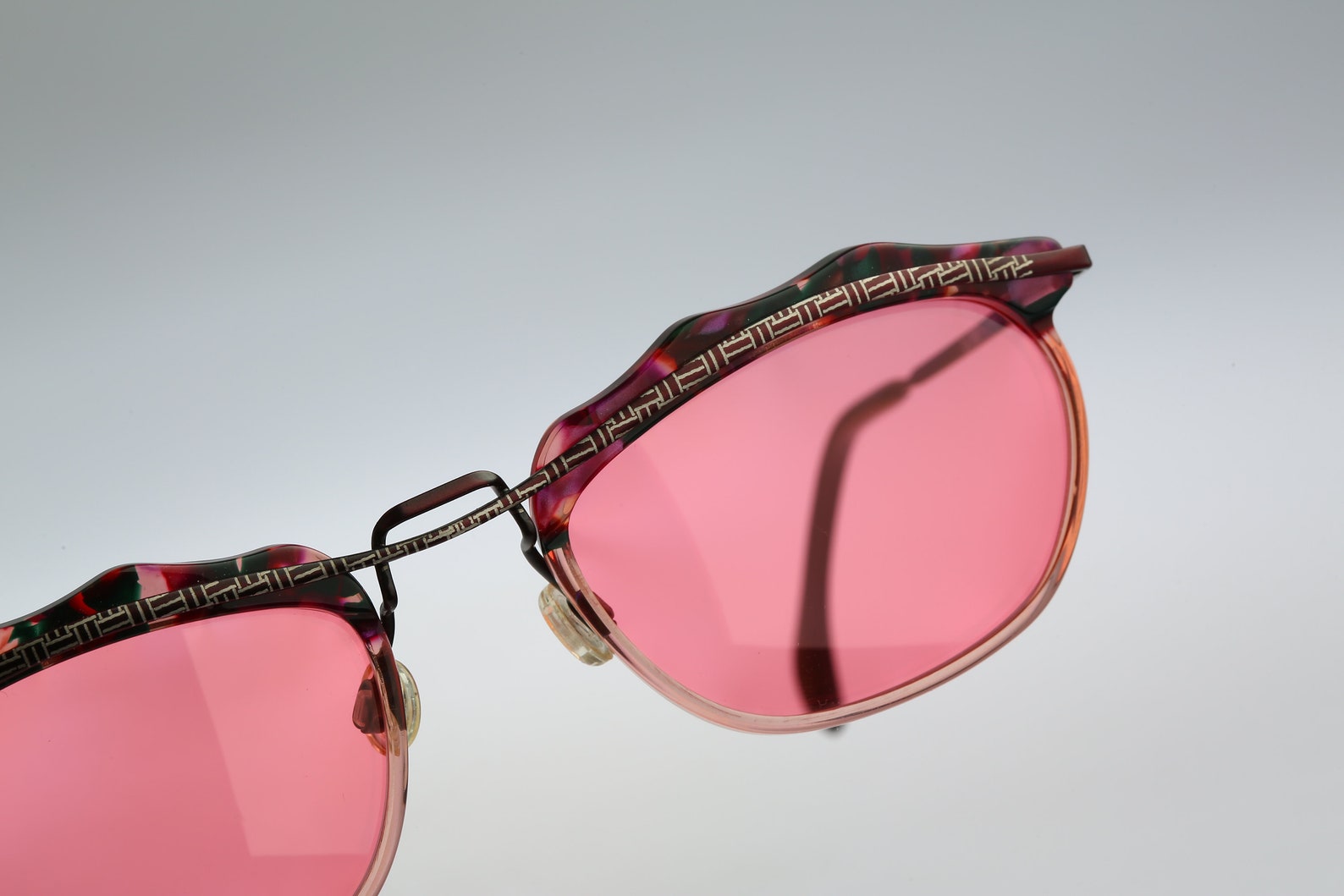 Puma PK 501 764, Vintage 80s Tinted Pink Lenses Unique Colorful ...