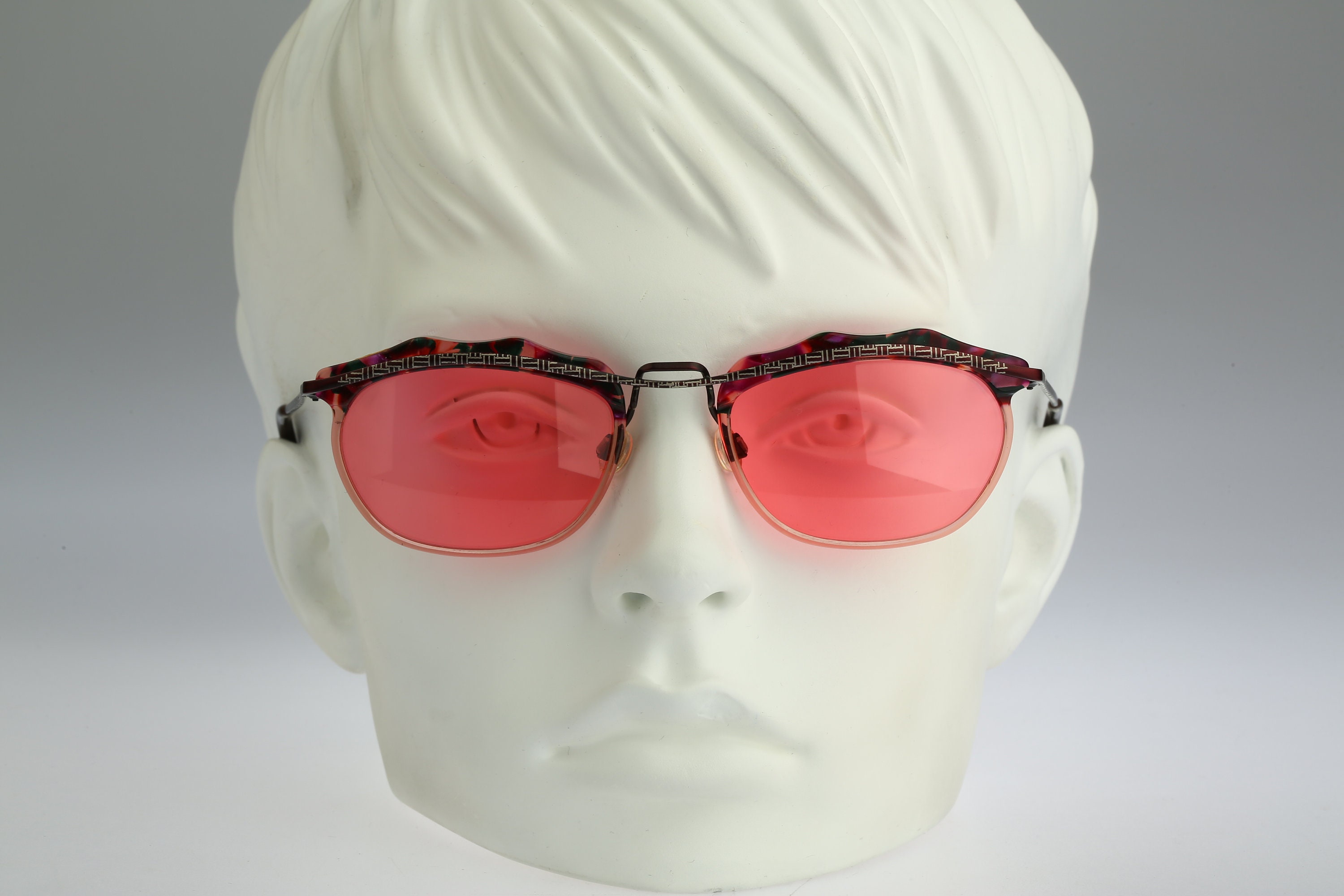 Puma PK 501 764, Vintage 80s Tinted Pink Lenses Unique Colorful ...