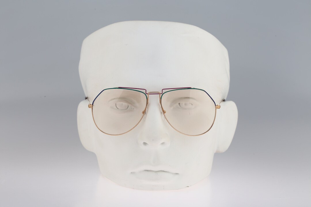 G5 Di Lozza G. E C 800, Vintage 80s Drop Aviator Glasses Frames Mens ...