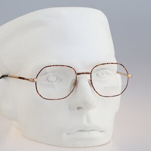 Boscher Collection 578 1, Vintage 90s Unique Gold and Tortoise Hexagon ...