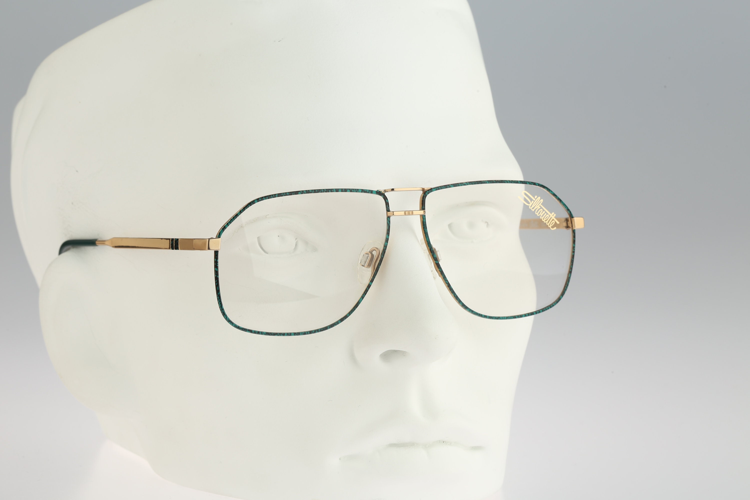 Silhouette M 7083 /30 V 6053 Vintage 80s Gold and Tortoise - Etsy