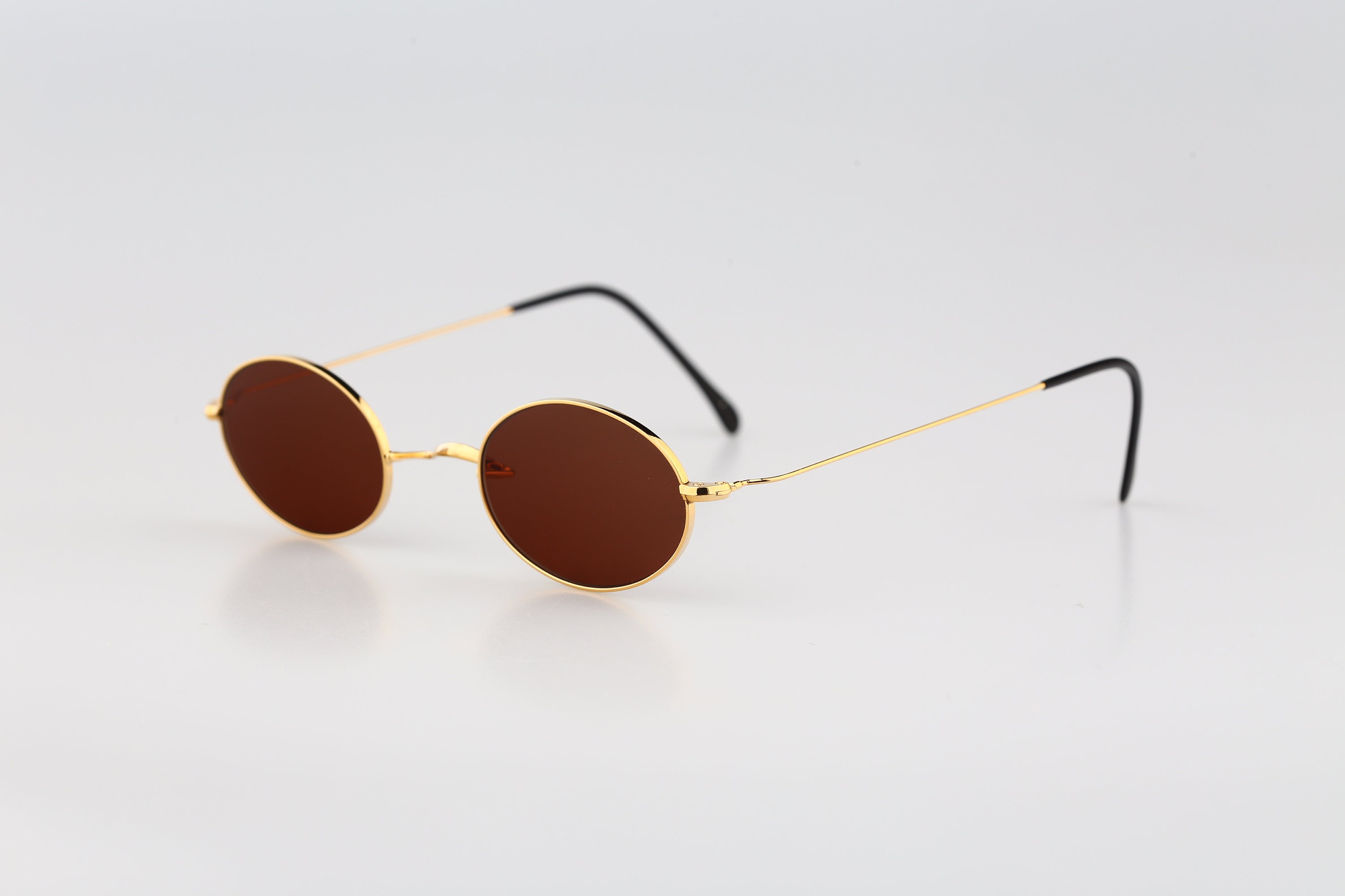 Alain Delon 3524A Vintage 90s Victorian Gold Small Oval - Etsy