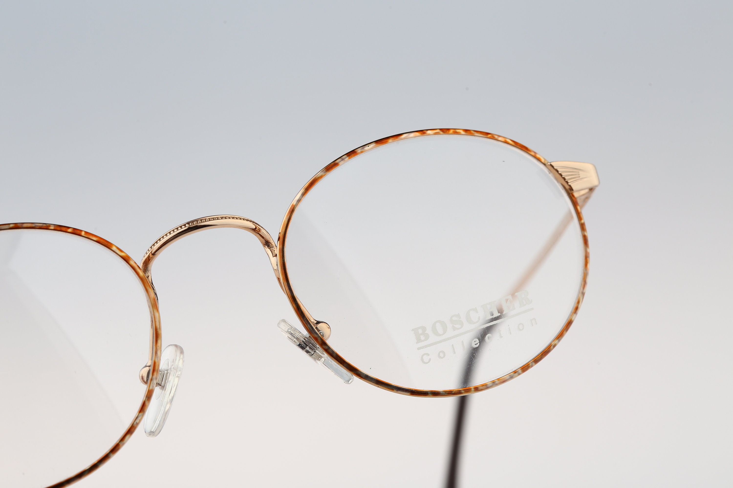 Boscher Collection 655 1 Vintage 90s Unique Gold and Tortoise - Etsy