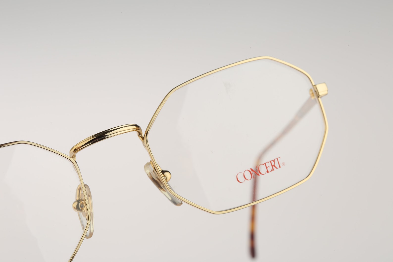 Concert 111 Vintage 90s Small Gold Octagon Eyeglasses Frames - Etsy