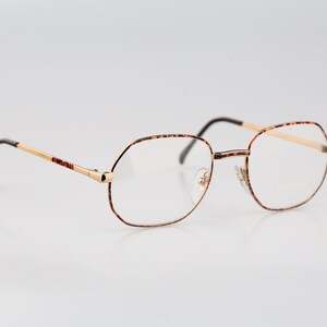 Boscher Collection 578 1, Vintage 90s Unique Gold and Tortoise Hexagon ...